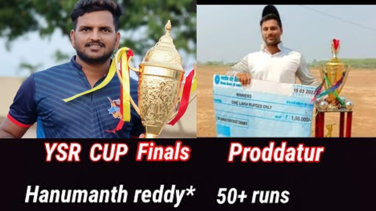 Hanumanth reddy || laddu || ysr cup final || proddatur kadapa ...