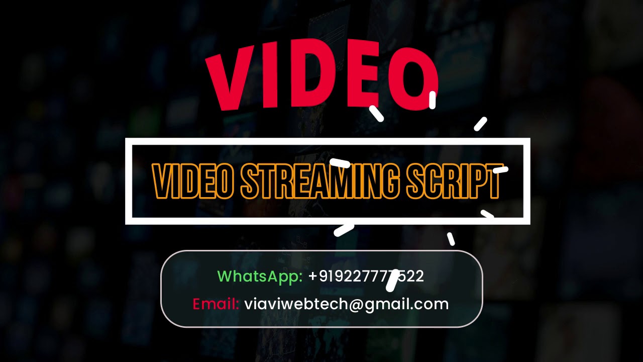 Video Streaming Portal & Android App Source Code | Viavi Webtech ...
