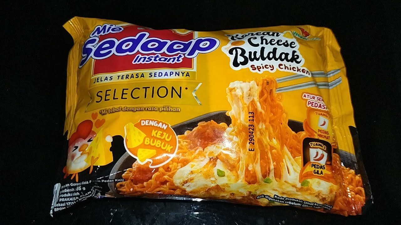 Review Produk #1765 : Mie Sedaap Selection Korean Cheese Buldak Spicy ...