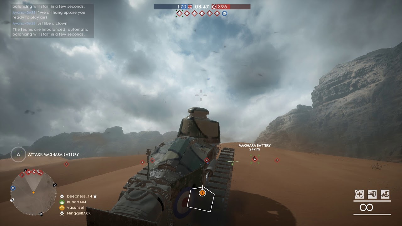 BF1 Light Tank gameplay(FT-17) รถถังของลุงเรโนลด์ - YouTube