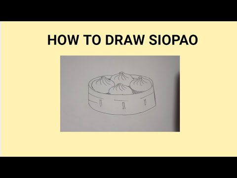 HOW TO DRAW SIOPAO - YouTube