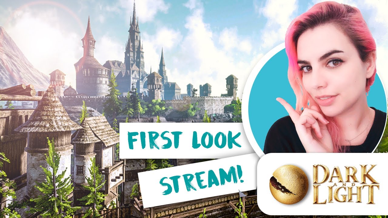 DARK AND LIGHT. First look stream, fantasy rpg ark! First quests and ...