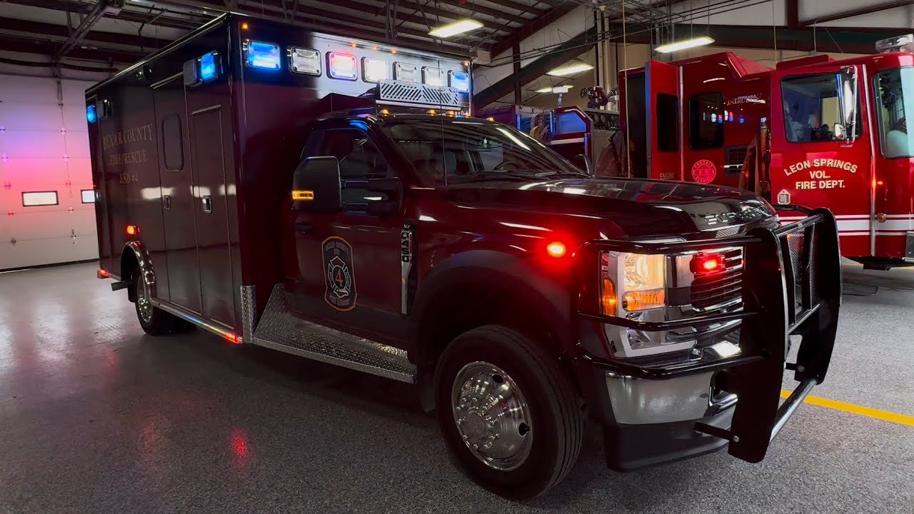 Bexar County Fire & Rescue Medic 134 Full Walk Around With Lights - YouTube