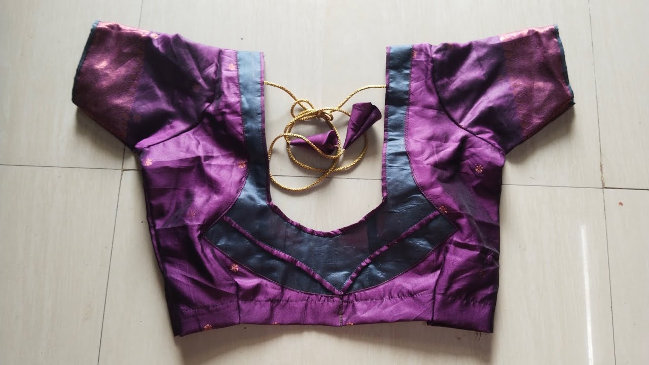 Easy blouse design stitching # Trending blouse designs stitching - YouTube