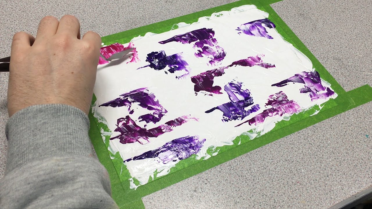 Abstract Painting - A4 Abstract Challenge Video 8 - YouTube