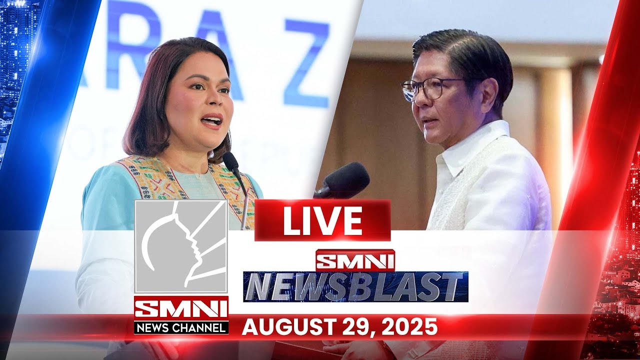 LIVE: SMNI NewsBlast | August 29, 2025 - YouTube