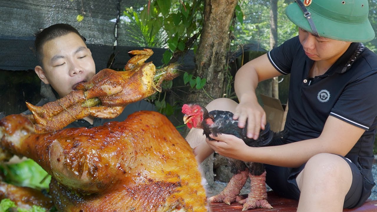 Super big chicken legs grilled in a special style|| Step-by-step ...