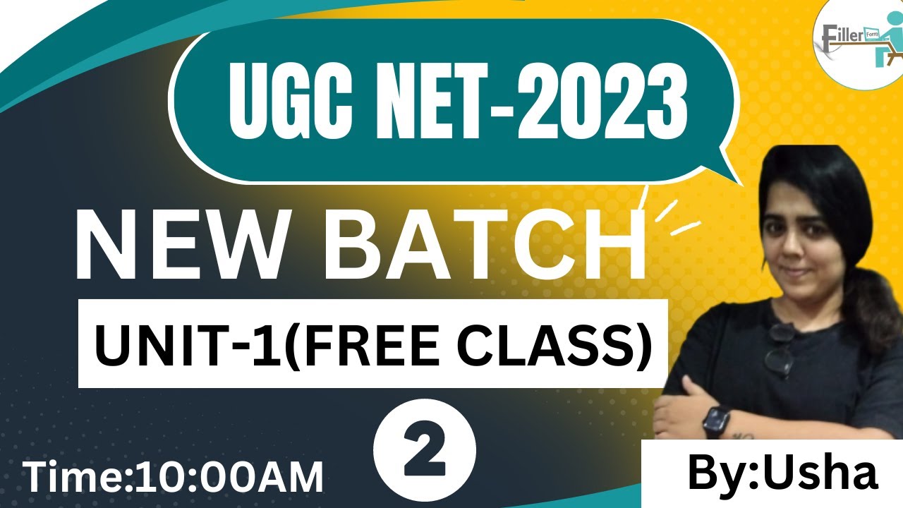 10:00 AM- UGC NET 2023 | Raj SET 2023 | MP SET 2023 | NET Exam 2023 ...