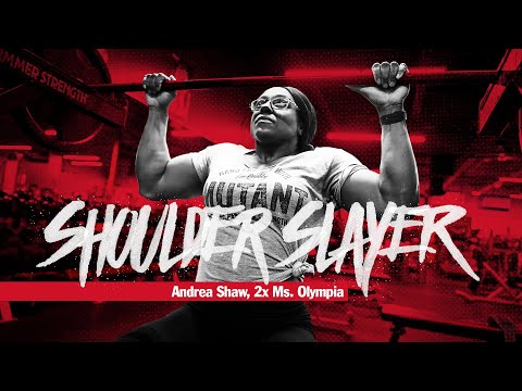 The perfect capped shoulder workout with 2x Ms Olympia Andrea Shaw!🏋🏽‍♀️ | MUTANT