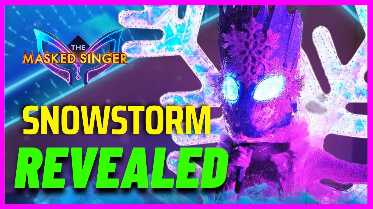 Snowstorm REVEALED As Roast Comedian - Masked Singer - YouTube
