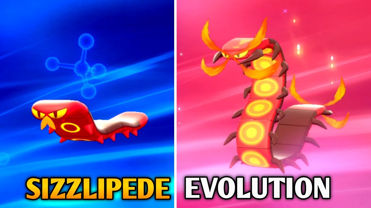 How To Evolve Sizzlipede Into Centiskorch In Pokemon Sword & Shield ...