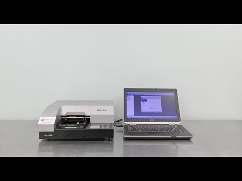 Biotek ELX800 Microplate Reader SKU 18191 - YouTube