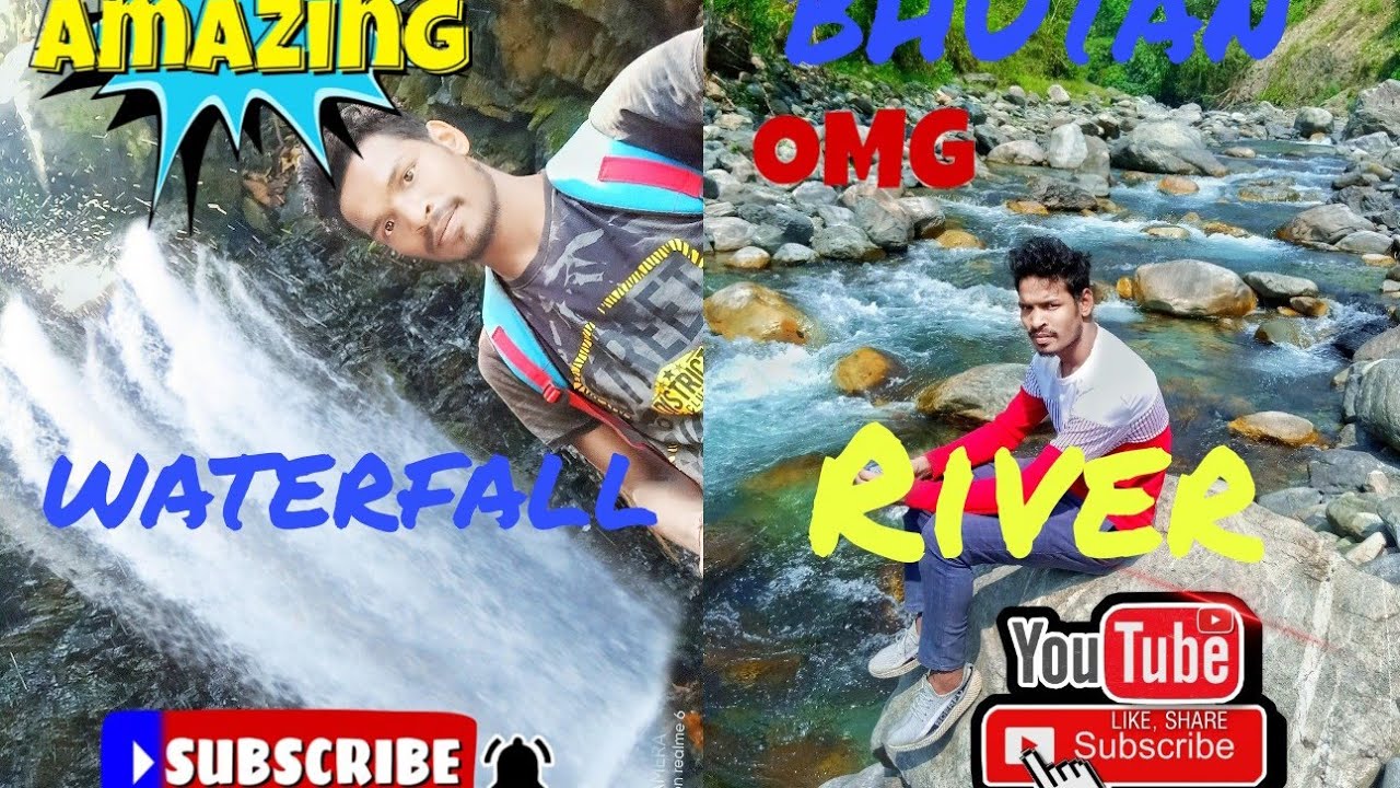 Bhutan Waterfall and River//Bhutan vlog //Bhutan tour 🤞 - YouTube