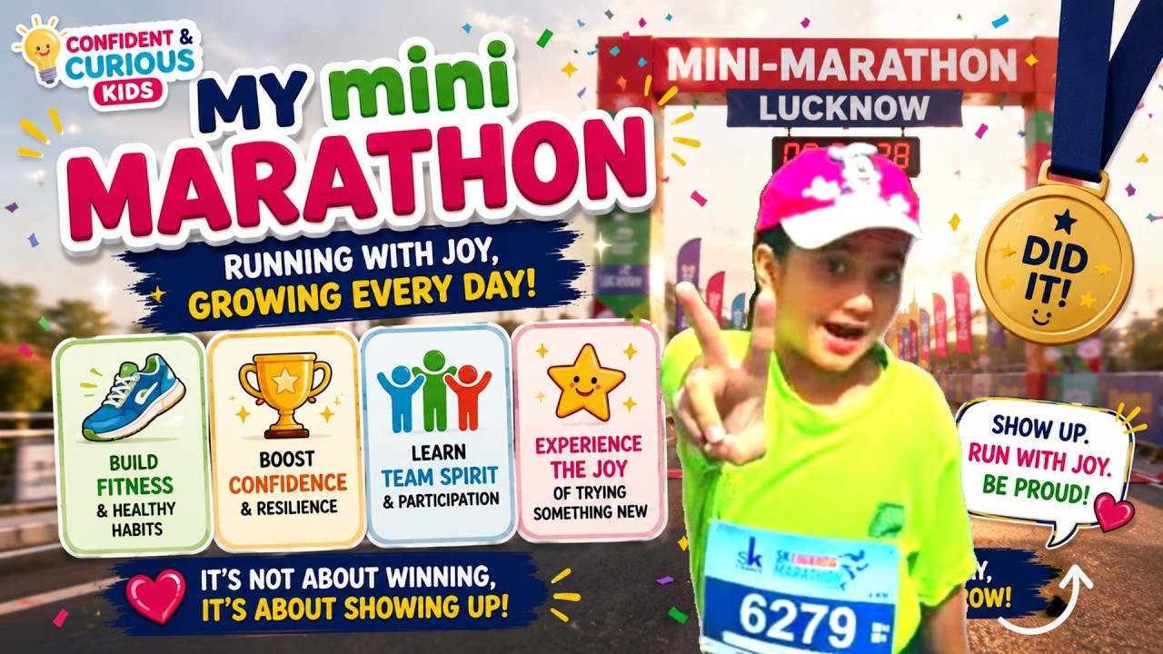 Kids Mini Marathon 🏃‍♀️ | Building Confidence & Healthy Habits - YouTube