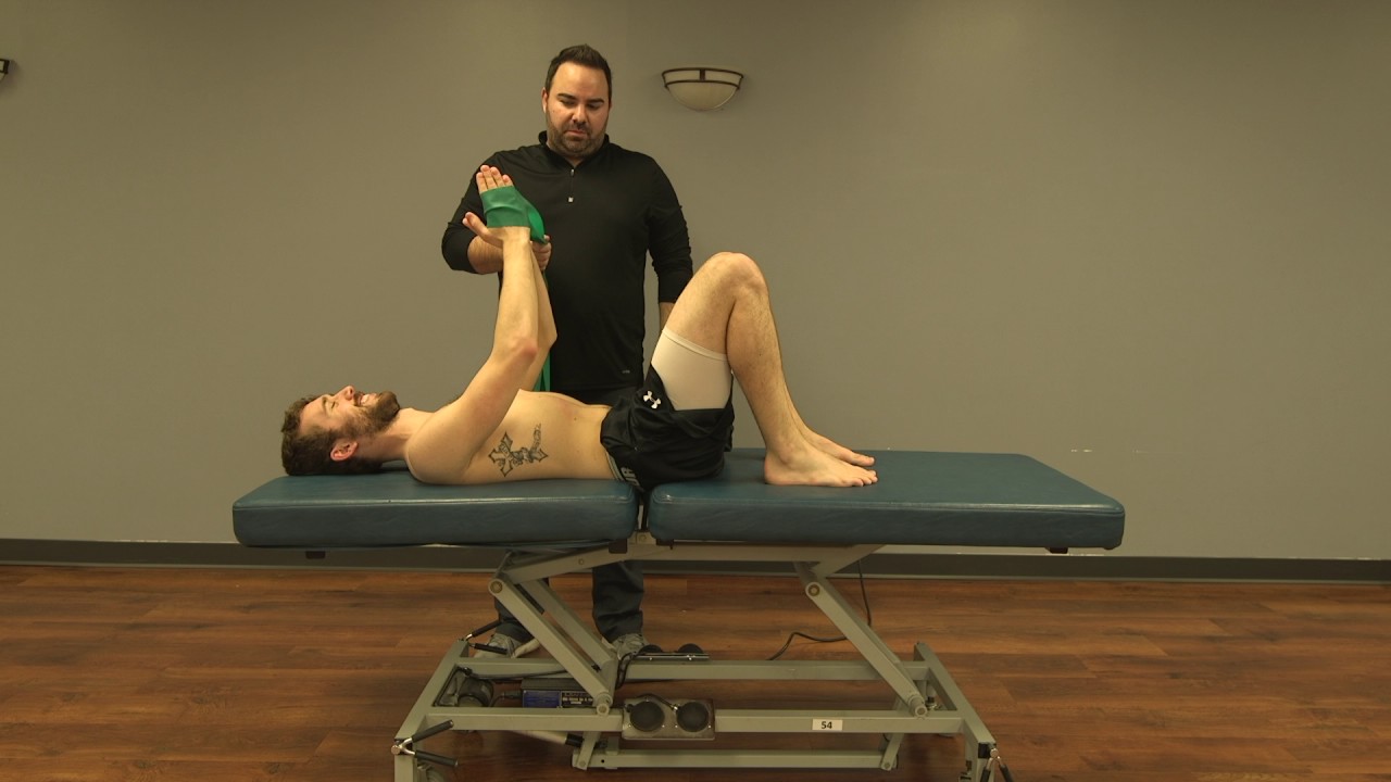 DNS Supine 4 5 Month Pallof Press - YouTube