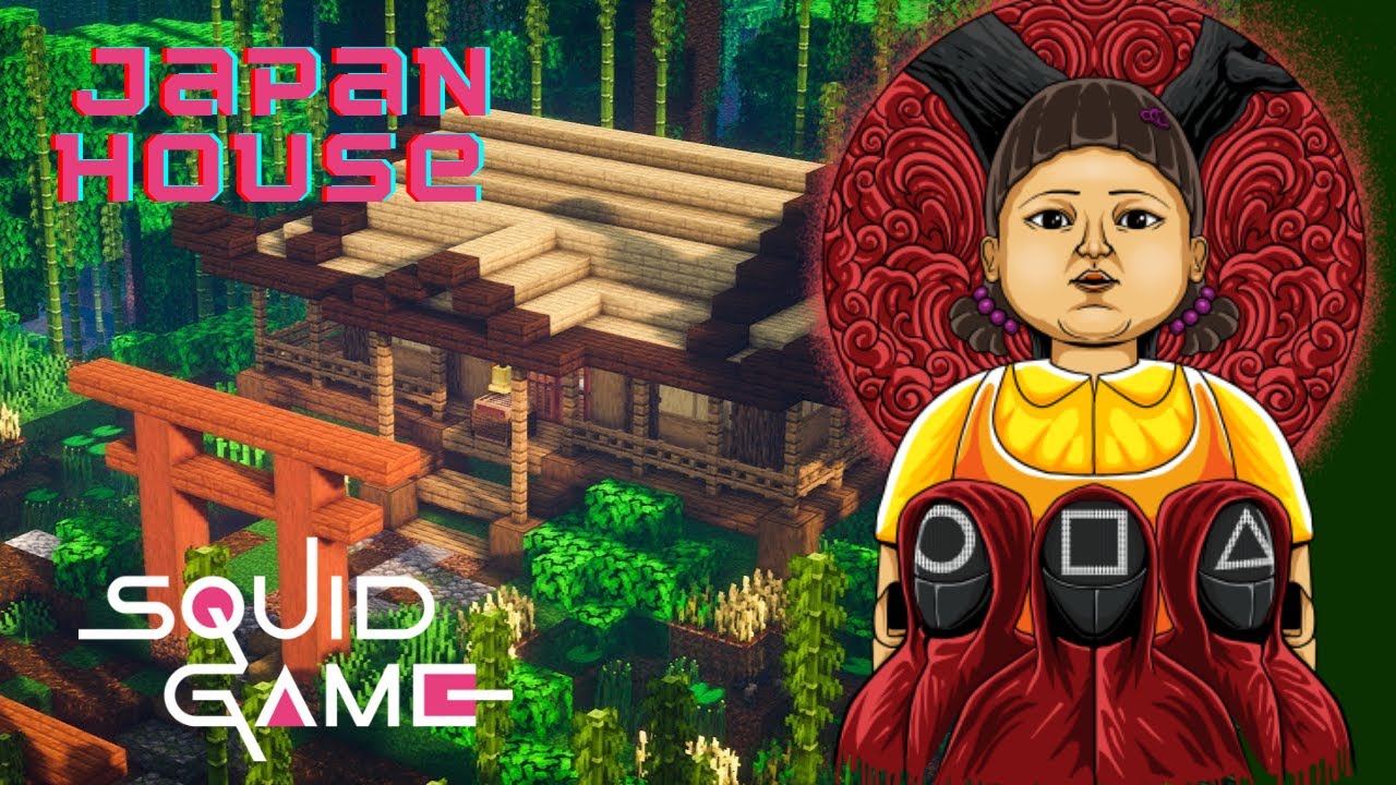 Squid Game: Build a Japanese House Tutorial In Minecraft. - YouTube