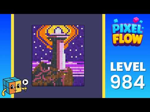Pixel Flow Level 984 Walkthrough Solution