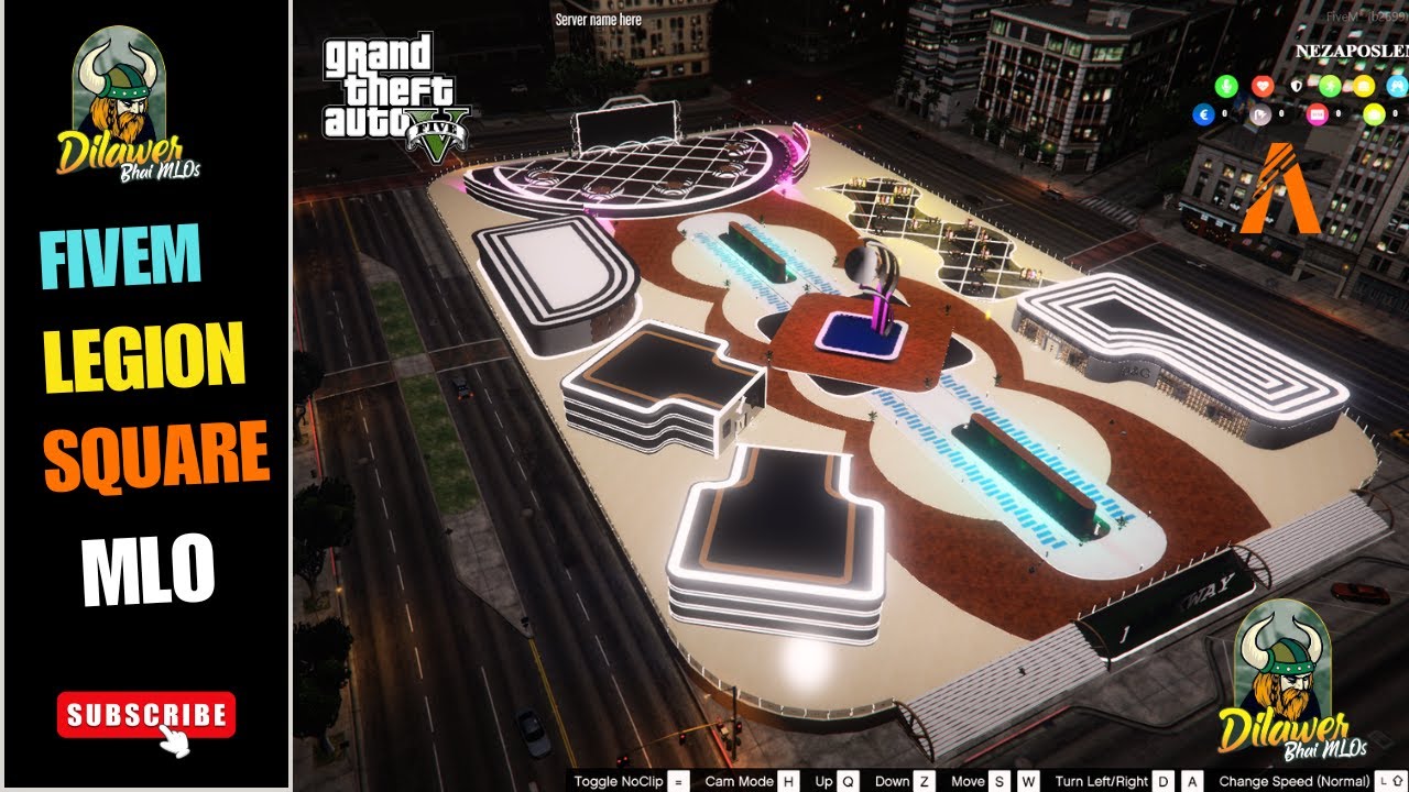 "GTA 5 Fivem Legion Square mlo Fivem Legion Square exploring Mlo" - YouTube