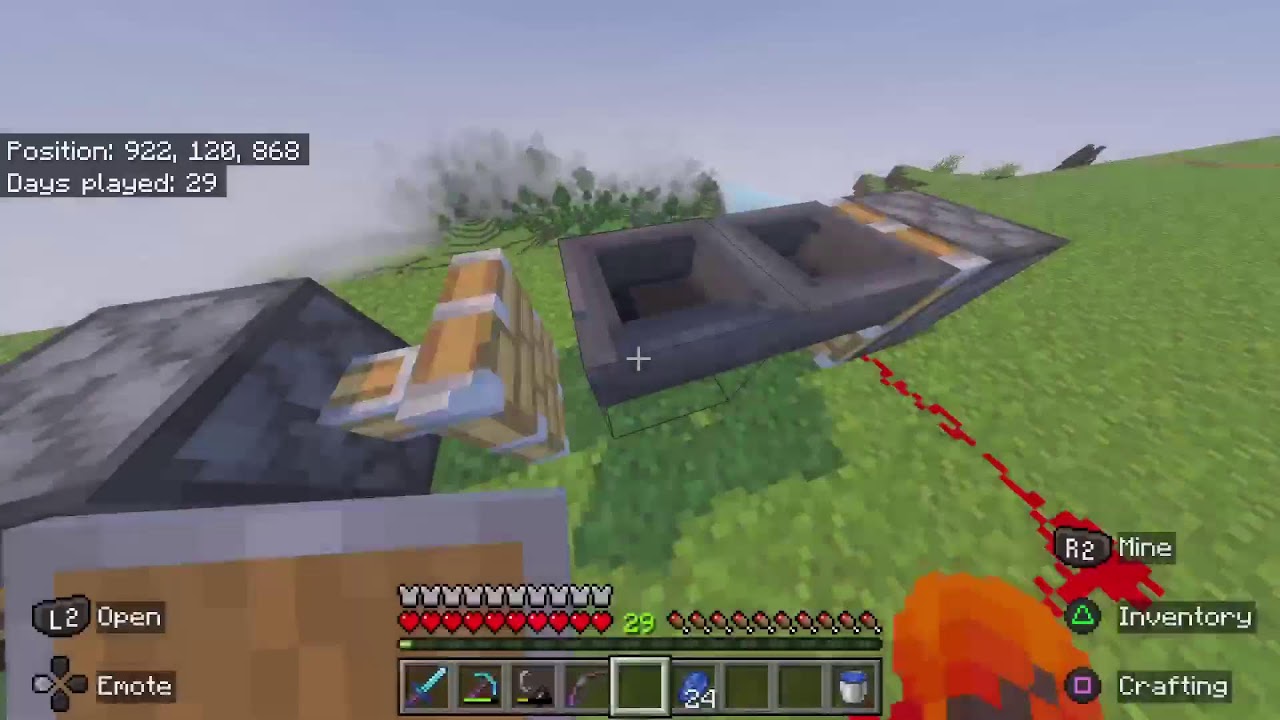 Minecraft Building(Im bad at building) Part 7 - YouTube