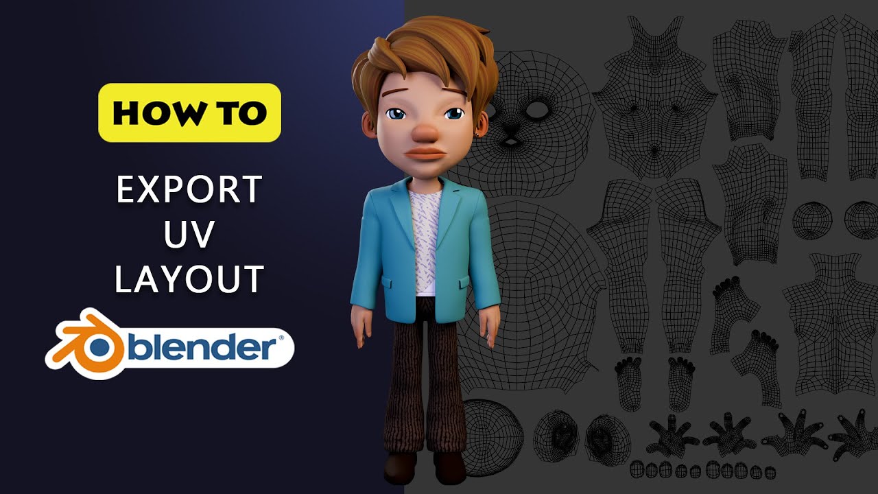 How To Export UV Layout in Blender - YouTube