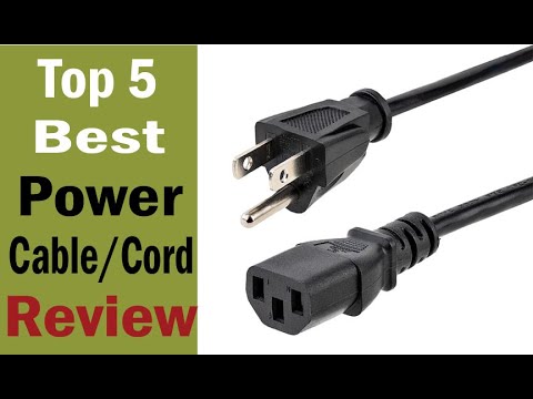 Top 5 Best Power Cable/Cord in 2022 - YouTube