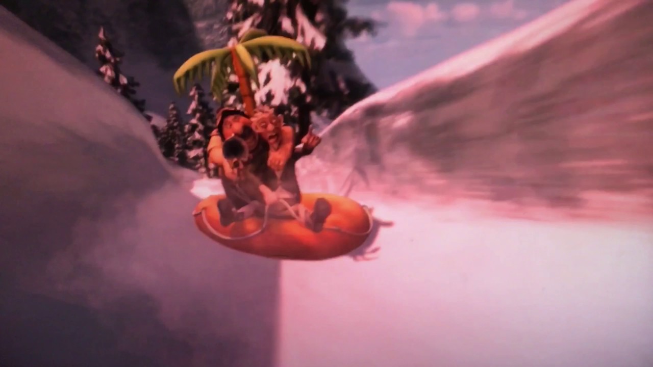 Thrill Cam: Typhoon Simulator Snow Ride (4K) - YouTube