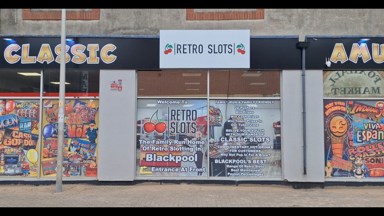 UK SLOTS: RETRO SLOTS BLACKPOOL REFURB TOUR - YouTube