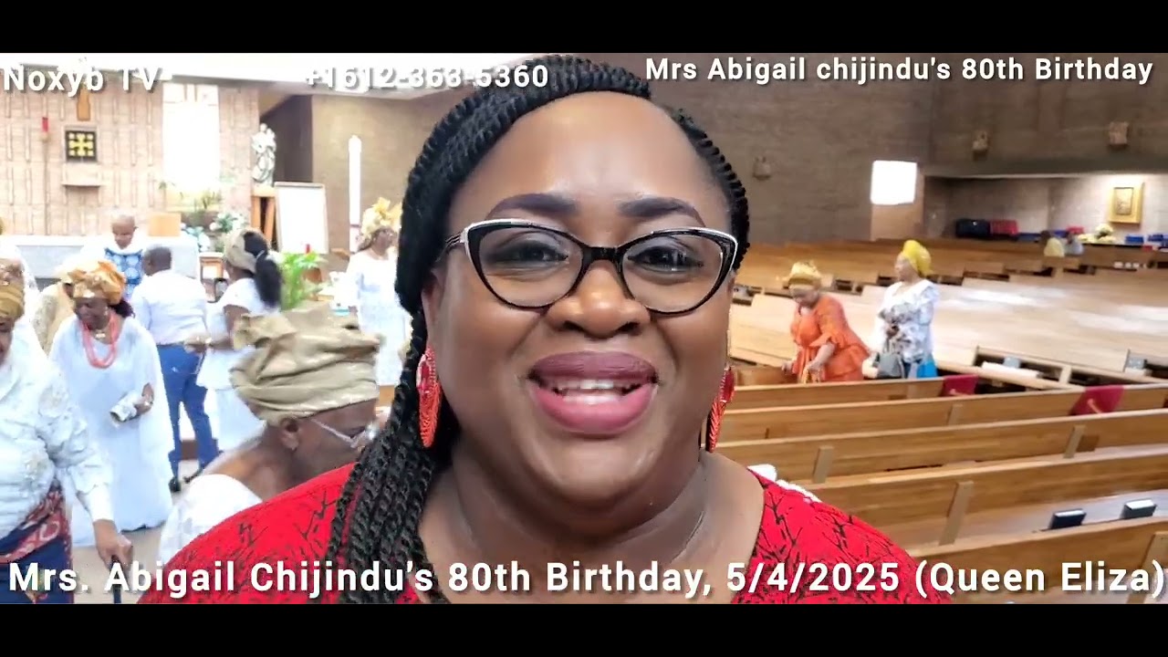 It's Mrs Abigail Chijindu's 80th Birthday celebration, (Queen Eliza ...