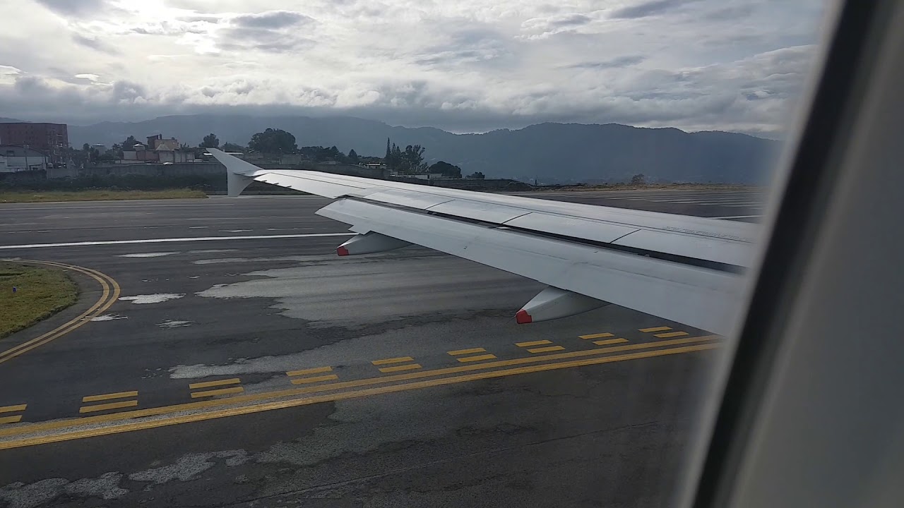 Despegando de Ciudad de Guatemala Avianca AV641 - YouTube