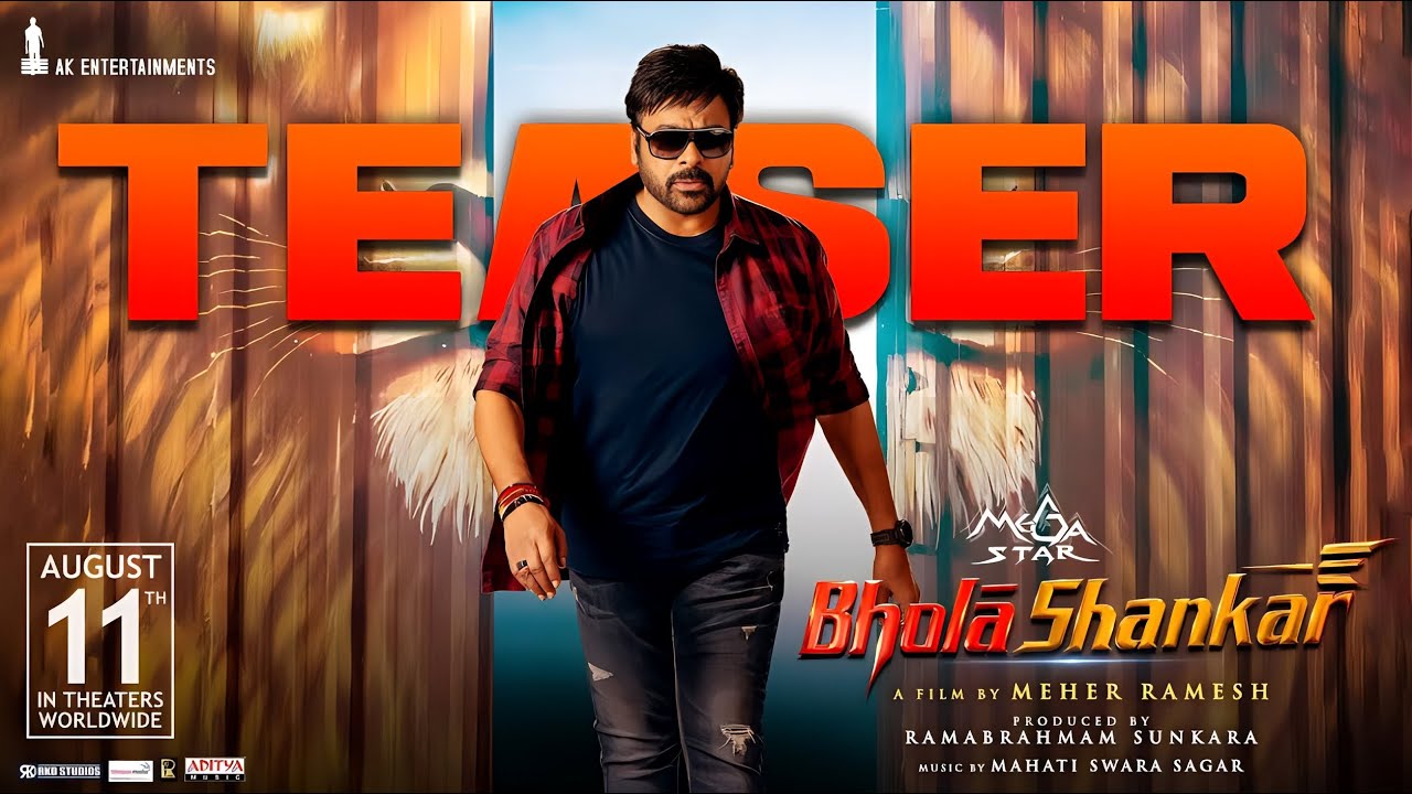 Bhola Shankar Official Teaser|Bhola Shankar Teaser|#BholaShankarTeaser ...