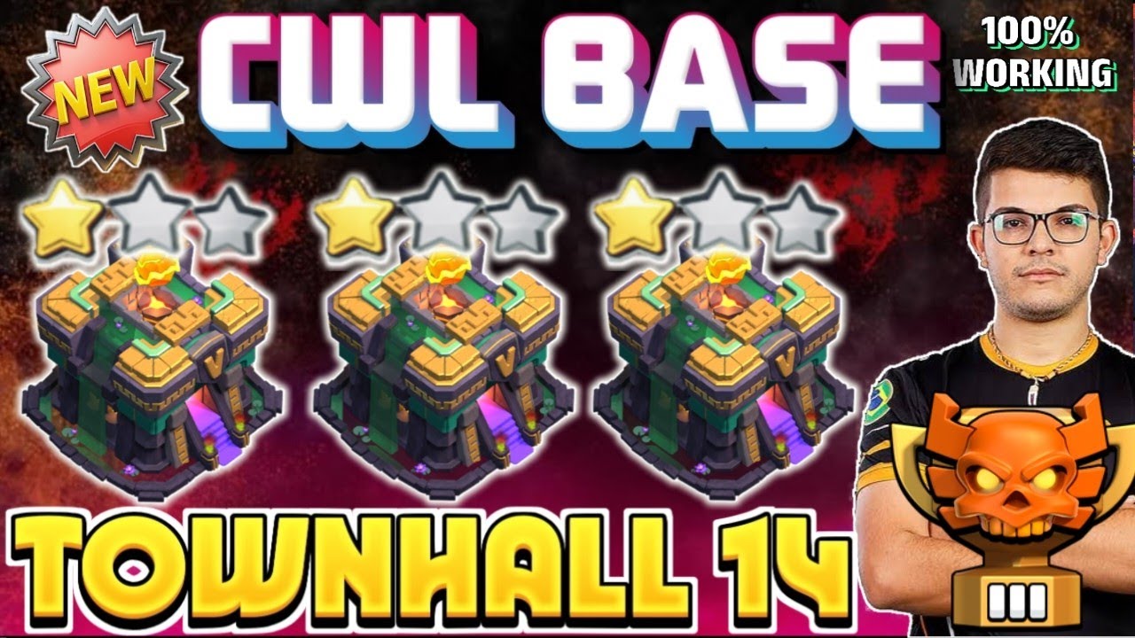 BEST-05 UNBEATEN TH14 CWL BASE AND CLAN WAR BASE WITH COPY LINKS ...