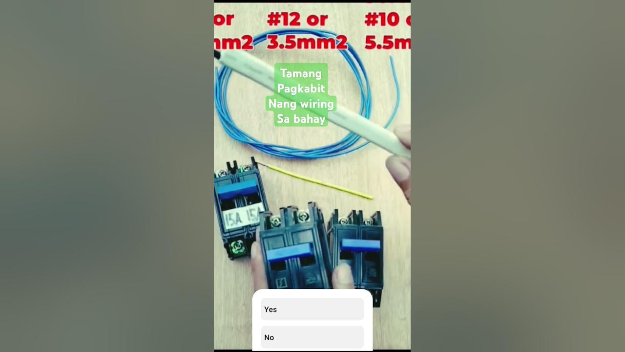 Tamang pagkabit nang kuryente sa bahay #ytshortvideo - YouTube