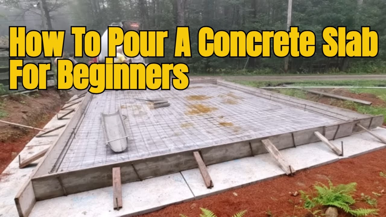 DIY Concrete Slab Made EASY - Beginner Friendly Guide 2025 - YouTube