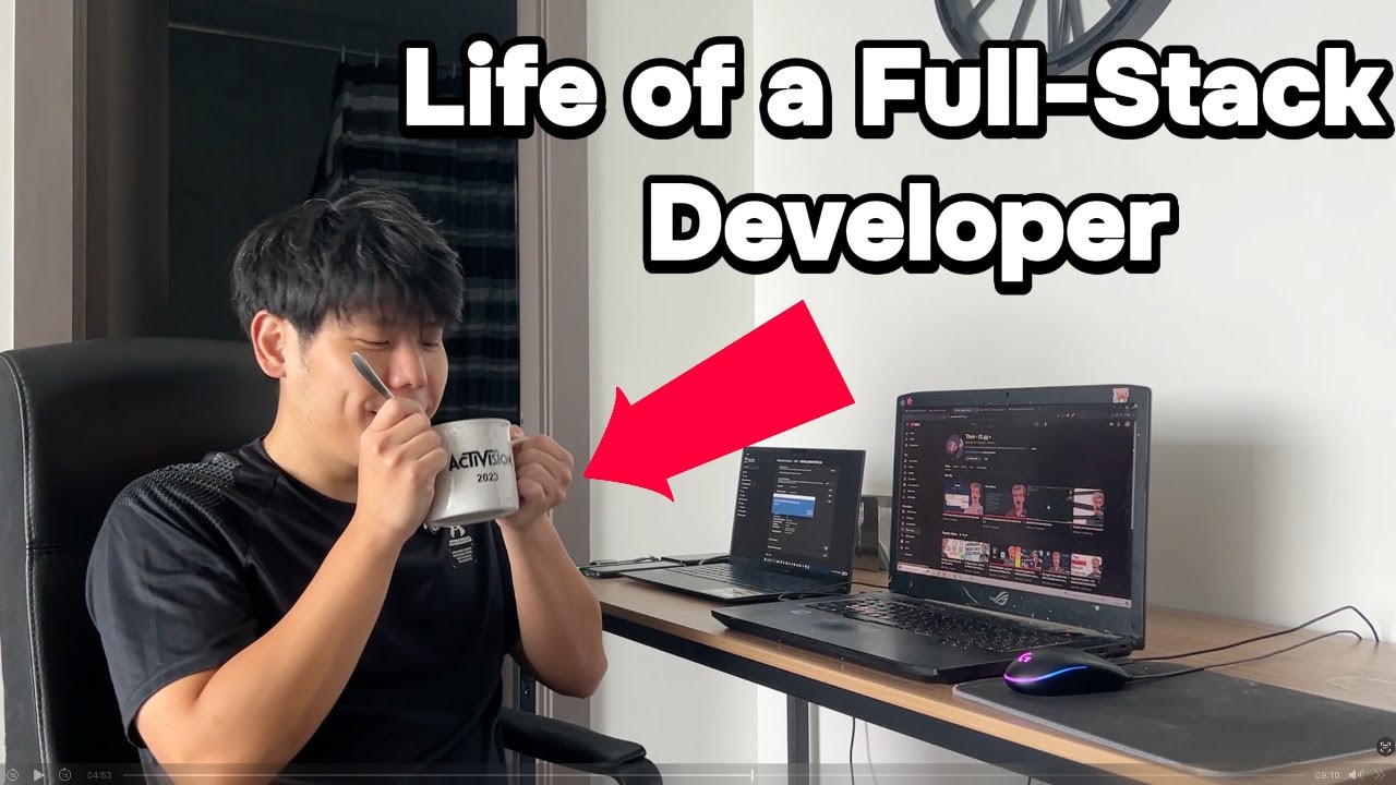 Day in the life of a Full-stack developer - YouTube