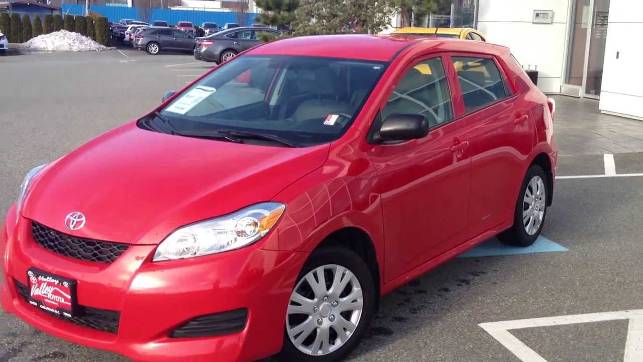 (SOLD) 2010 Red Toyota Matrix Preview, For Sale At Valley Toyota Scion ...