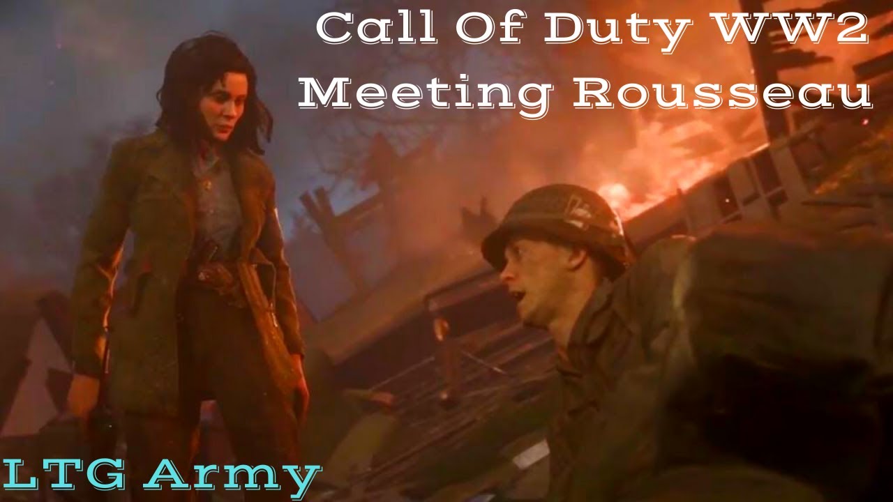 Meeting Rousseau (Cod WW2 Funny Moments) | Call Of Duty WW2 PS4 ...