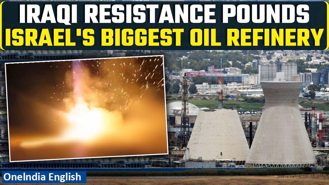 Israel's Biggest Oil Refinery Attacked: Iraqi Resistance Hit Haifa ...