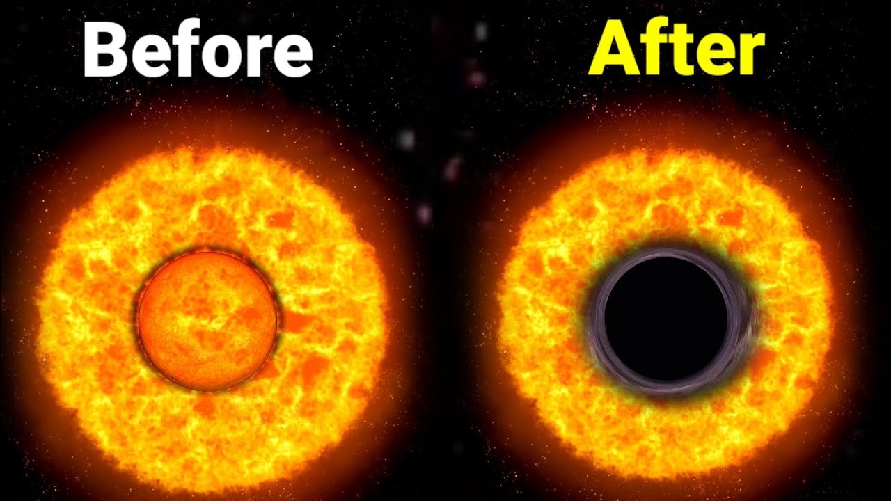 तारे के कोर में कैसे बन जाता हैं एक Black hole Quasi Star universe ...