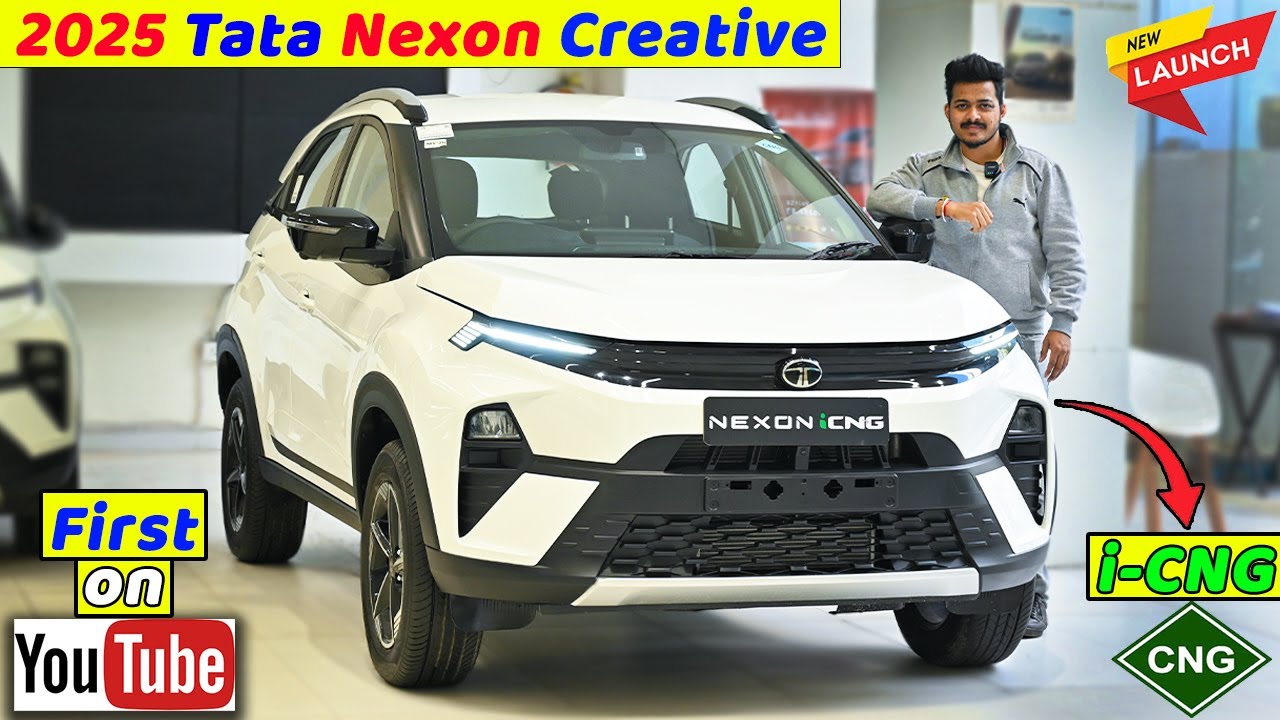 All New Tata Nexon Creative i-CNG 2025 | New Nexon 2025 CNG Review ...
