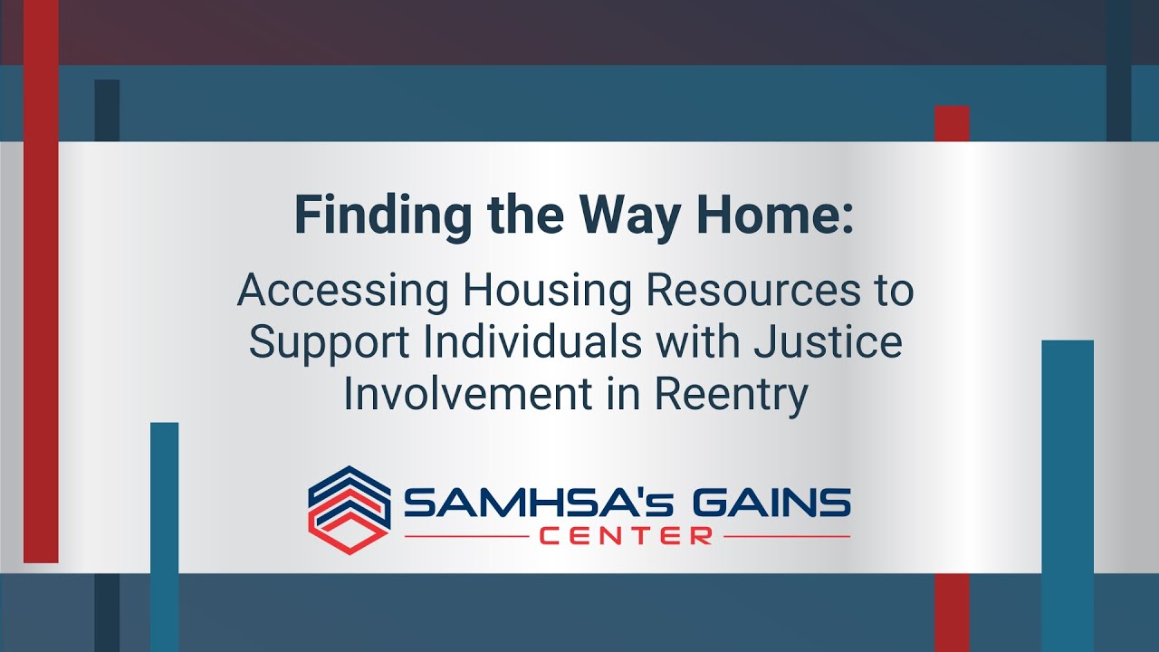 Accessing Reentry Housing Resources - YouTube