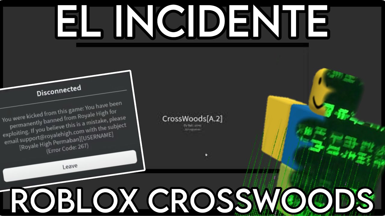 TE EXPLICO el INCIDENTE de CROSSWOODS en ROBLOX de FORMA SENCILLA - YouTube