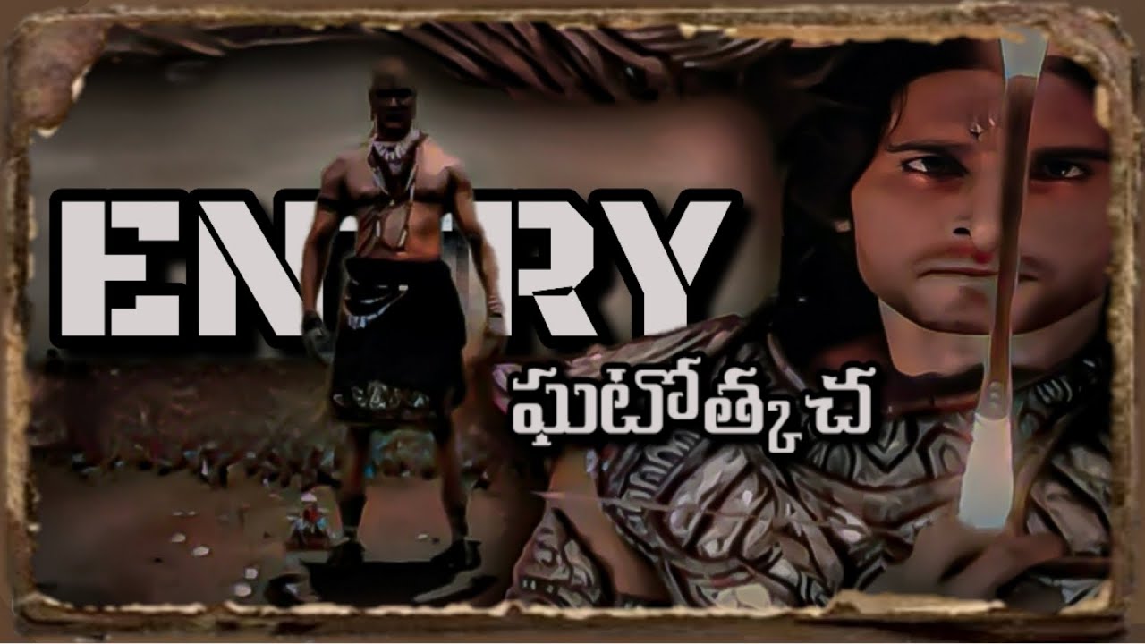 Ghatotkacha entered in the Mahabharata war | Lord Sri Krishna | M ...