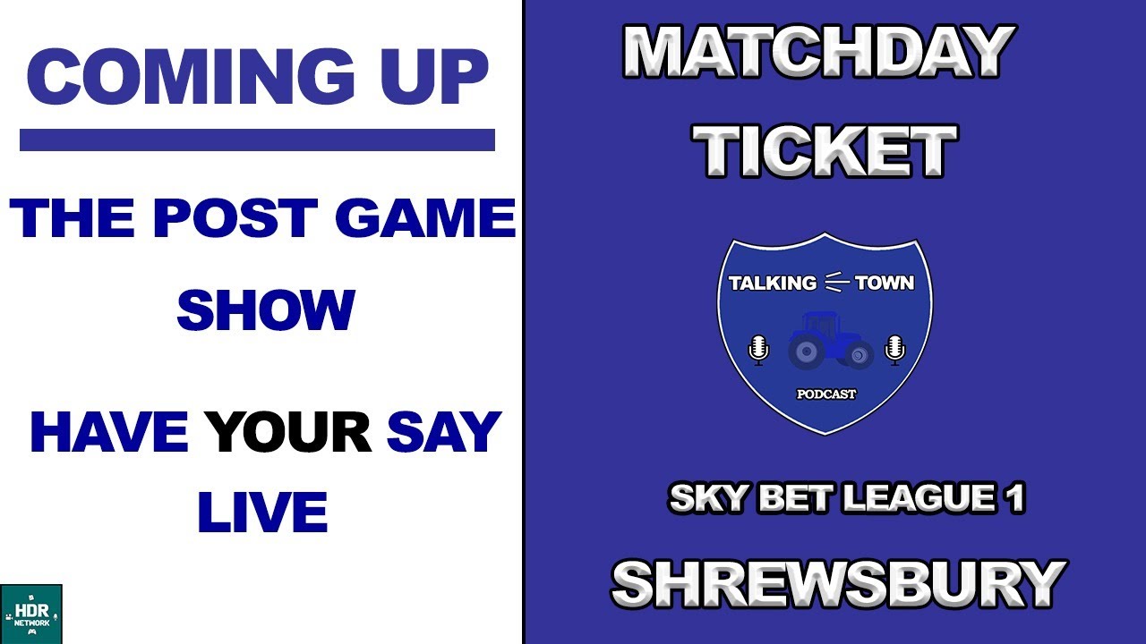 Ipswich Town FC -#itfc Match day Ticket -Live Ipswich Town F.C v ...