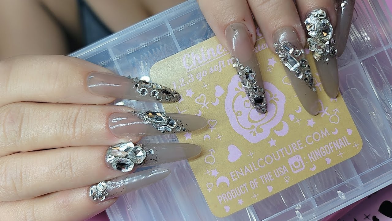 Enailcouture.com 123go Chinese oval nails and ballerina gel #nails # ...