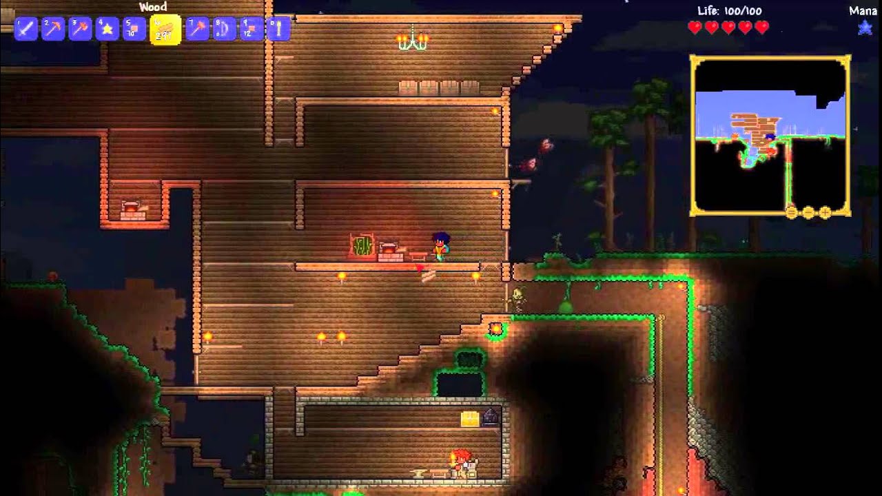 Terraria "The Fallen Star Hunt" Ep 15 - YouTube