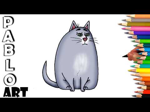 How to draw Chloe from The Secret Life of Pets | step by step