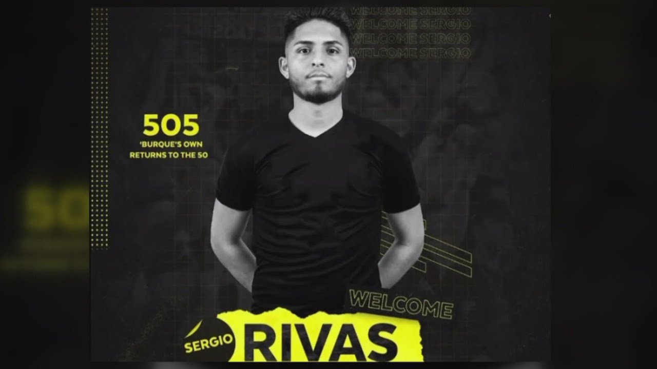 New Mexico United signs Albuquerque native Sergio Rivas - YouTube
