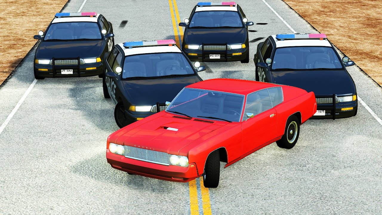 BeamNG.Drive Hot Pursuit Movie [2] - YouTube