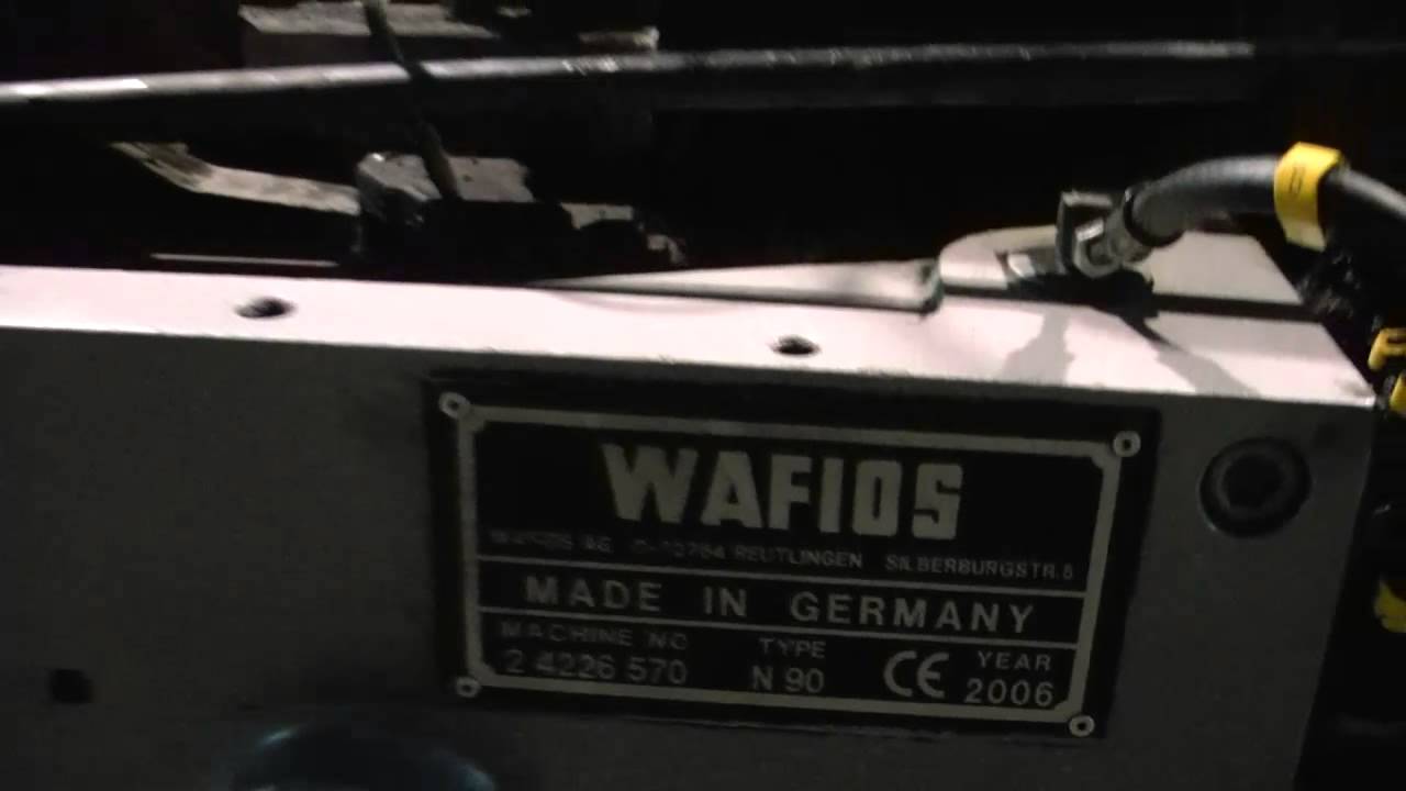 http://www.manassero.eu Wafios N90 nail header built in 2006 - YouTube