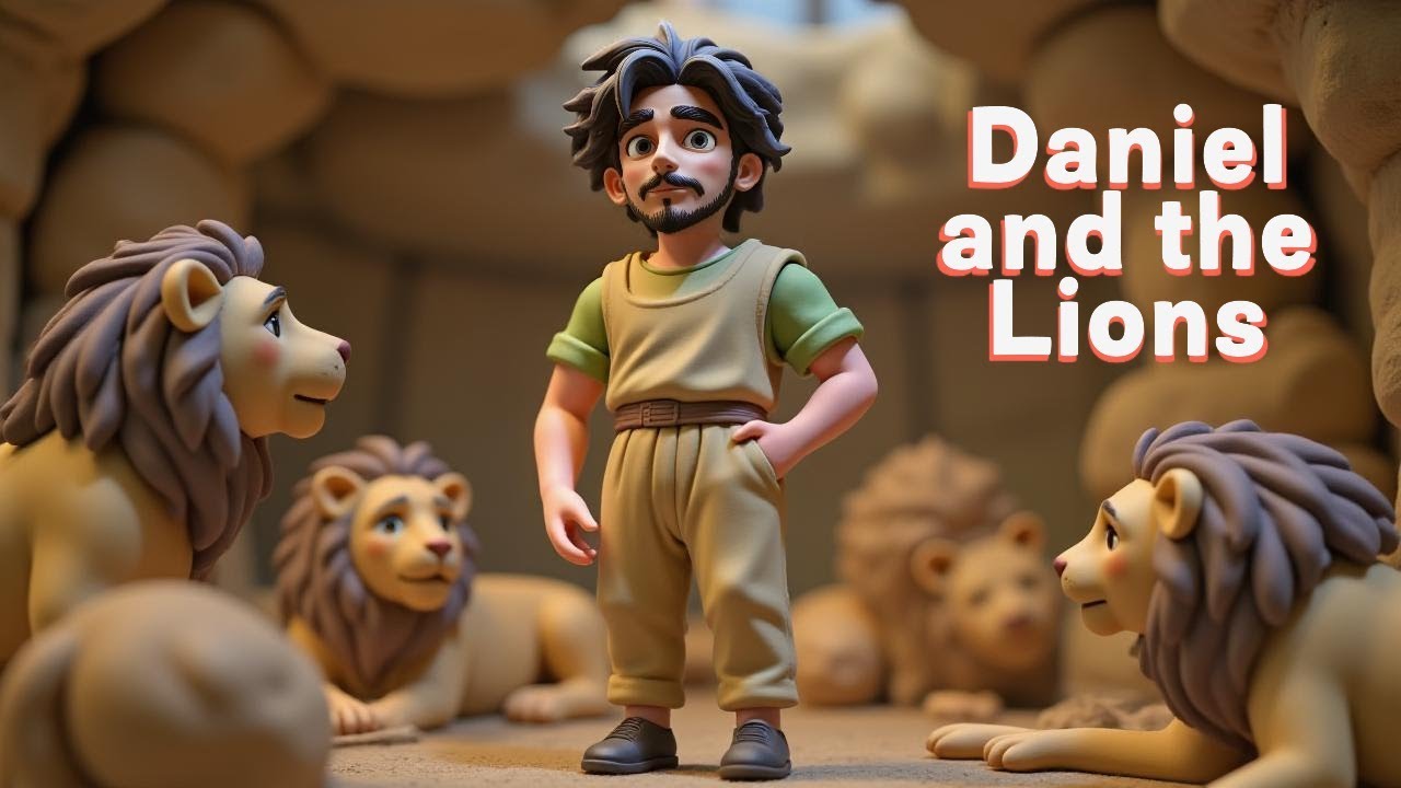 Bible story for Kids | Daniel and the Lions 🦁 | Trusting God - YouTube